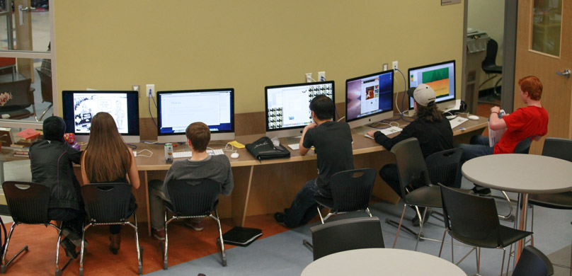 Learning Commons / Library - Western Canada High School