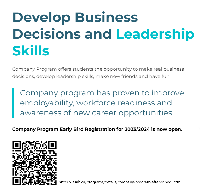 Junior Achievement - Company Program - Western Canada High School